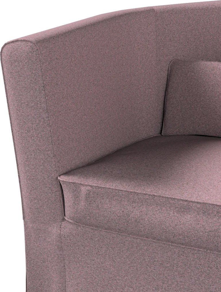 Potah na křeslo IKEA Ektorp Tullsta barva růžová látka pletený vzor