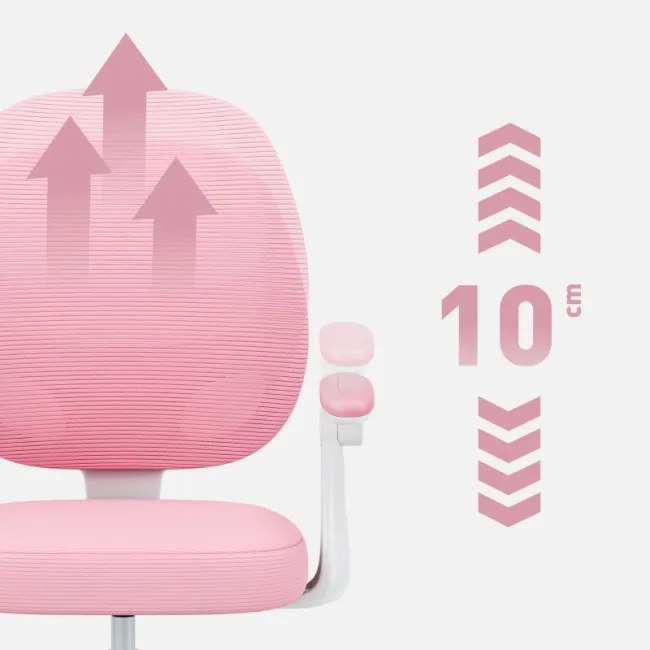 Dětská otočná židle Mark Adler Junior 3.1 Pink