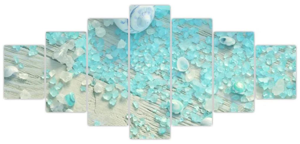 Obraz - Přímořská atmosféra v tyrkysových odstínech (210x100 cm)
