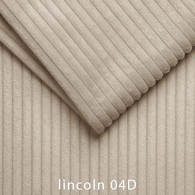 Sedací souprava GREIZ | 275x203 cm | pravá | rozkládací + úložný prostor | lincol 04D světle béžová | 3D manšestr