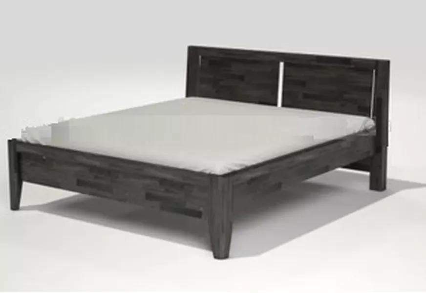 Lucatec Dřevěná postel Matteo 200x90 Jádrový buk
