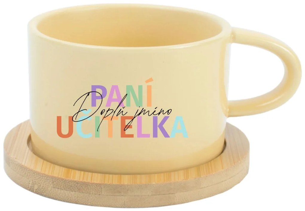 Personalizovaný hrnek Makronka - Jméno učitelky