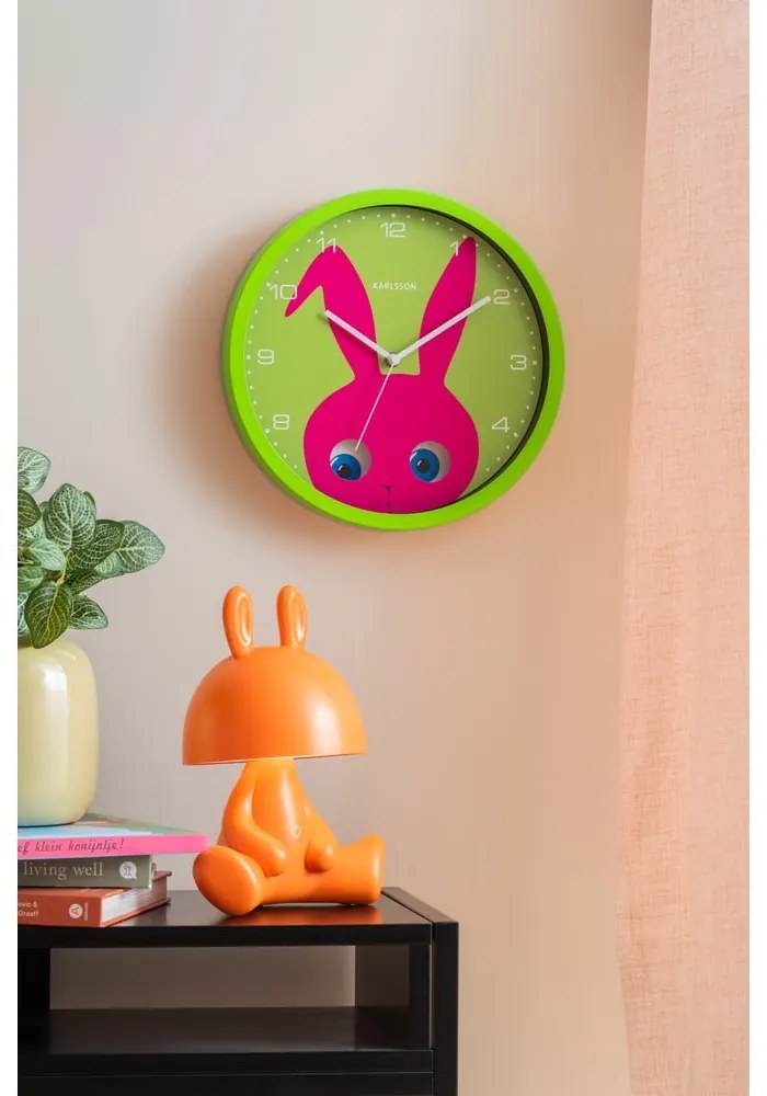 Dětské hodiny ø 31 cm Peekaboo Bunny – Karlsson
