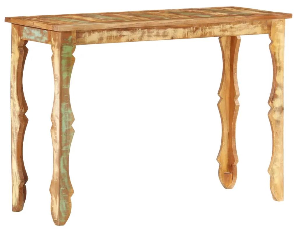286492 vidaXL Konzolový stolek 110 x 40 x 76 cm masivní recyklované dřevo