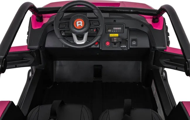 Elektrické autíčko RACING Road 2000 růžové