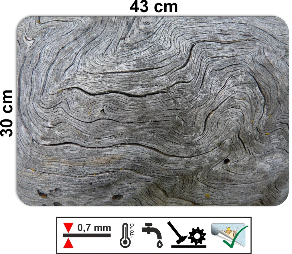 PokojovaDekorace.cz, Prostírání - 038, Imitace dřeva, 43x30cm