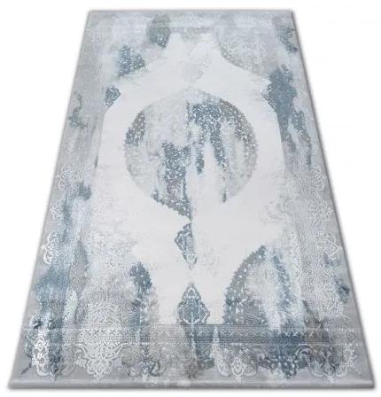 koberec AKRYL VALENCIA 5040 ORIENT Modrý/Šedá velikost 80x150 cm | krásné koberce cz