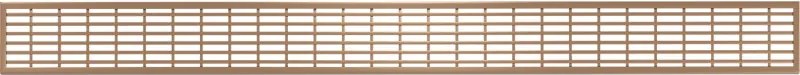 Mexen Flat M33 kryt na liniový odtok 60 cm, kartáčovaná měď - 1C33060