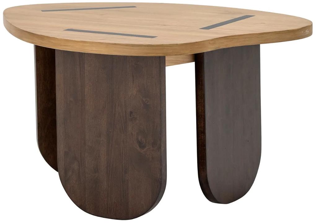 OnaDnes -20% Dřevěný konferenční stolek Bloomingville Cilas 75 x 60 cm