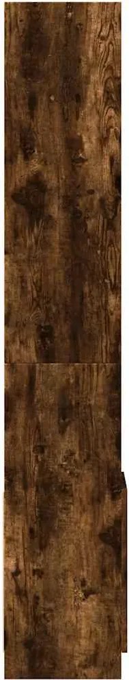 Skříň highboard kouřový dub 92 x 33 x 180 cm kompozitní dřevo 3309622