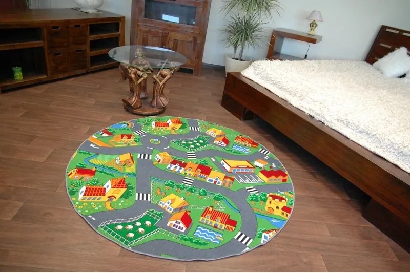 Dětský koberec KRUH LITTLE GOLIATH - 170 cm kruh