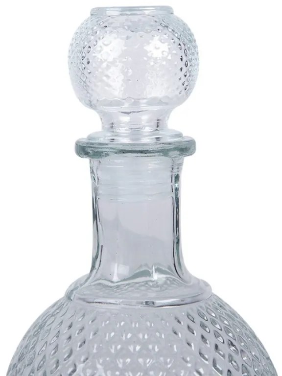 Broušená skleněná lahvička / flakon na parfém Els – 525 ml