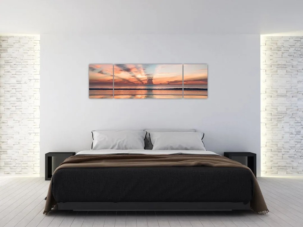 Obraz slunečních paprsků nad Daytonskou pláži (170x50 cm)