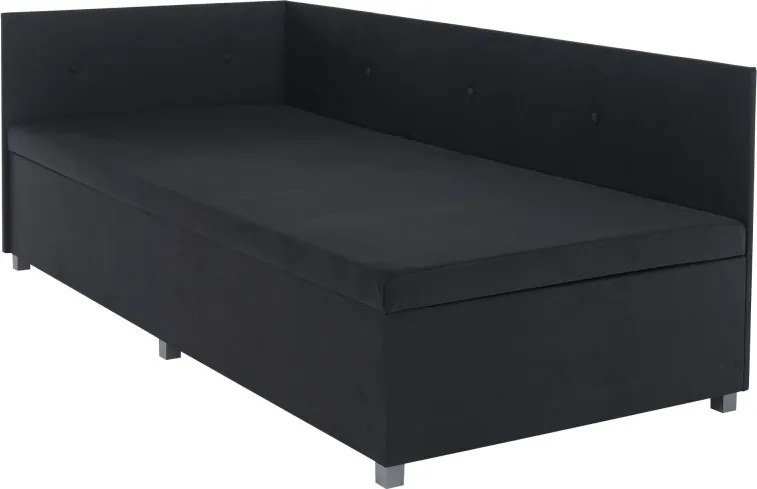 Válenda AURIA UNI 90x200 s úložným prostorem, šedá Trinity 34 Kondela 0000395671