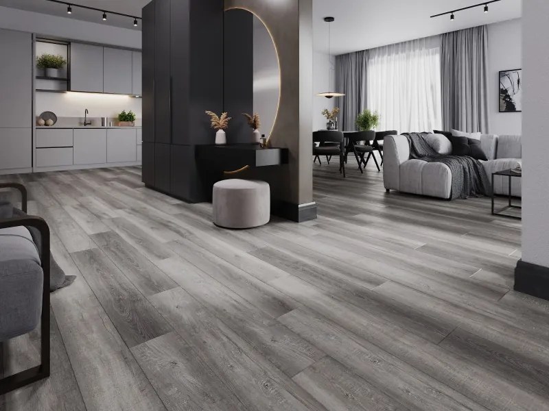 Mexen El Monte vzorek vinylových panelů SPC 6,5 mm, podklad IXPE 1,5 mm, 4 V-drážka, Dub - F1011-S