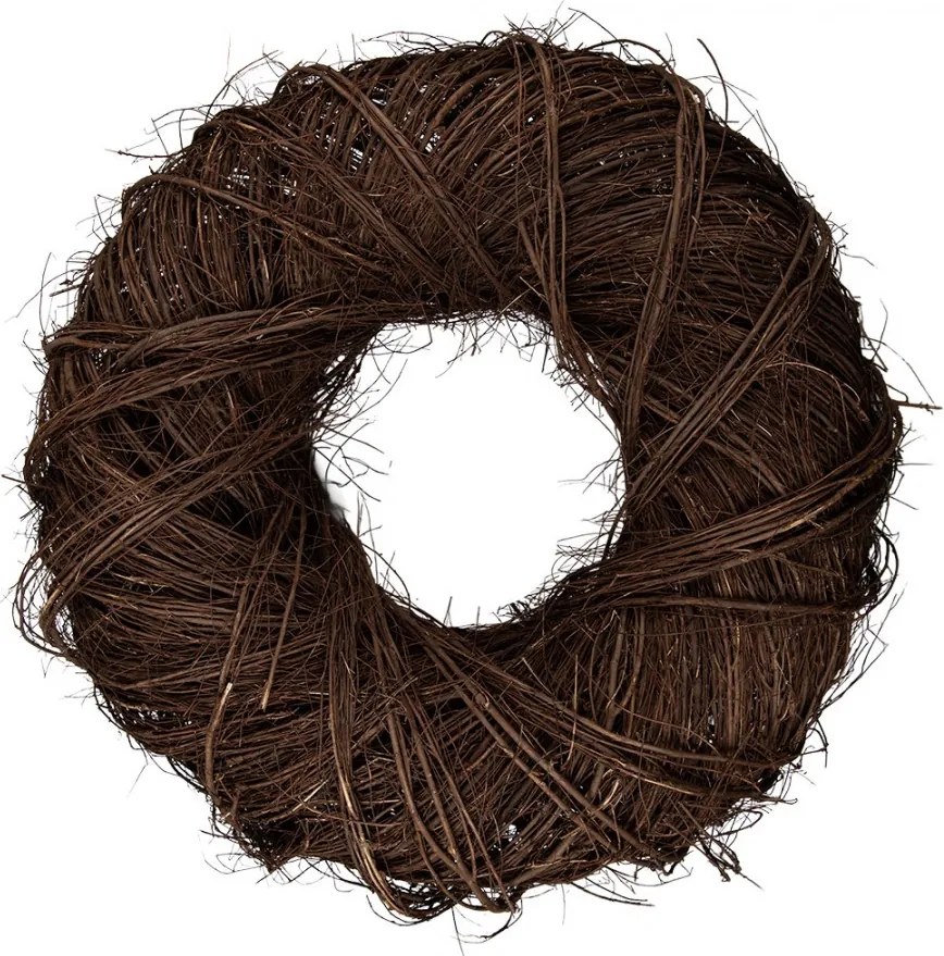 Masivní přírodní proutěný hnědý věnec Wreath XL - Ø 80*23 cm