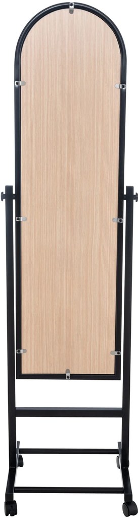 Stojící zrcadlo Evoir - 151x39x39 cm - Černá