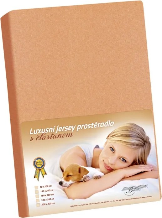 Bellatex Jersey LUX Oranžová 120x200 cm