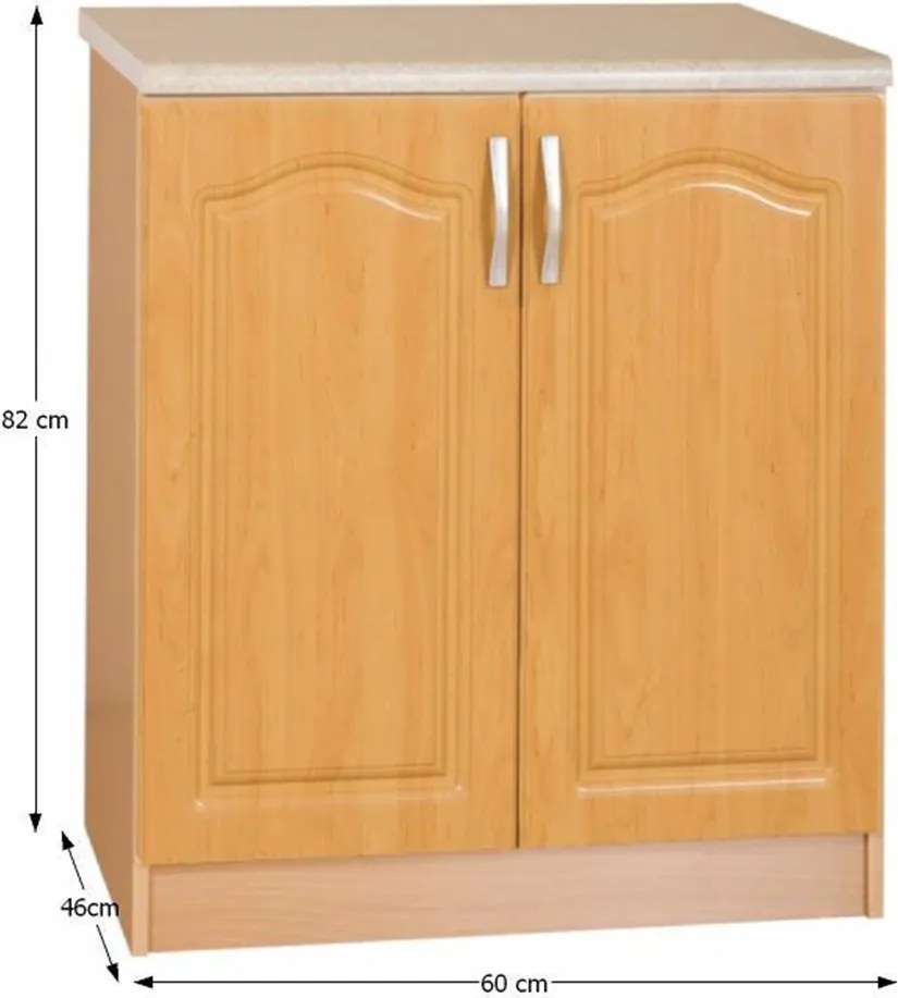 Kuchyňská skříňka, olše, LORA MDF NEW KLASIK S60