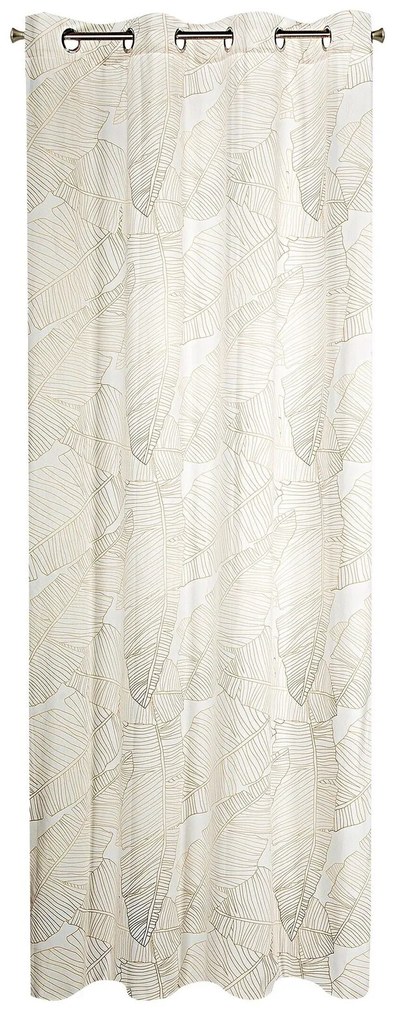 ZATEMŇOVACÍ ZÁVĚS NA KROUŽCÍCH LIMITED COLLECTION LUNA2 140X250 CM BÍLÁ
