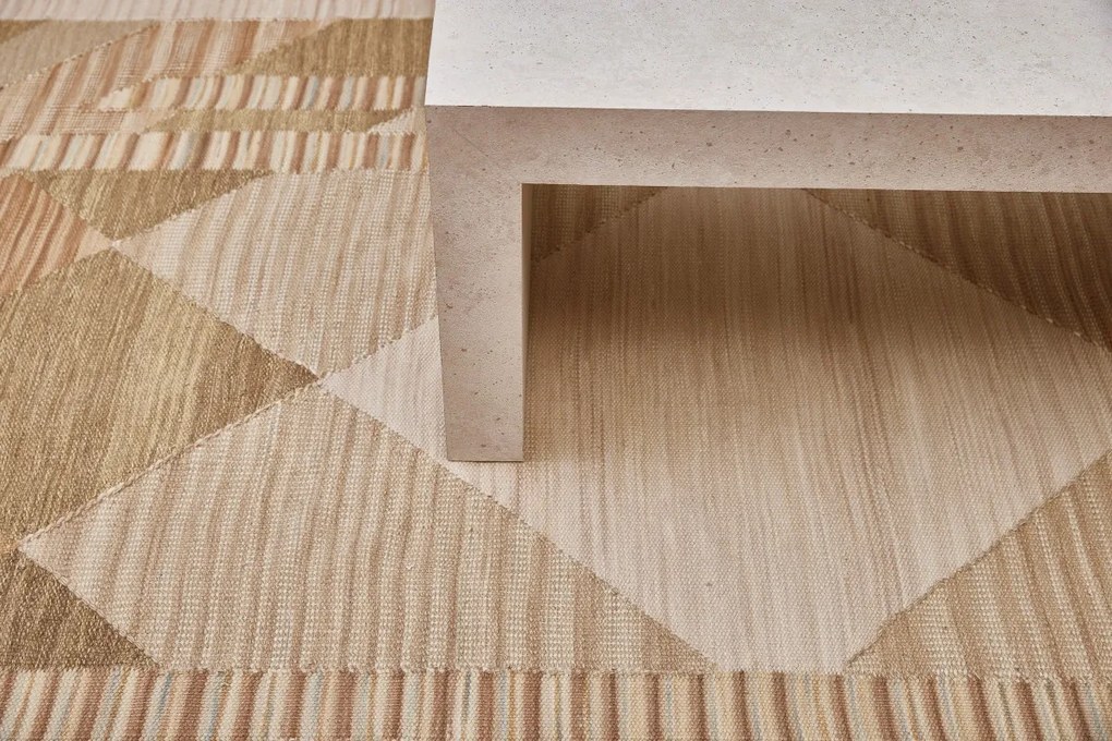 Diamond Carpets India, Ručně vázaný kusový koberec Fibonacci I DESP HL88 Beige Mix, 300x400, béžová, ložnice