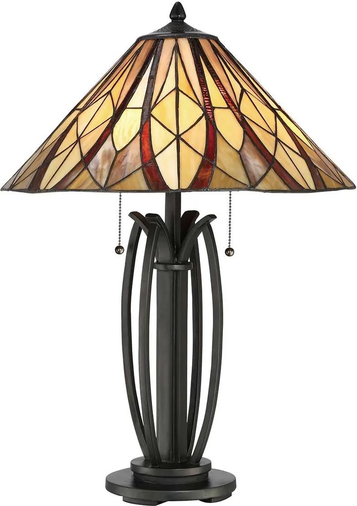Secesní stolní lampa Elstead VICTORY 65 cm/2×E27
