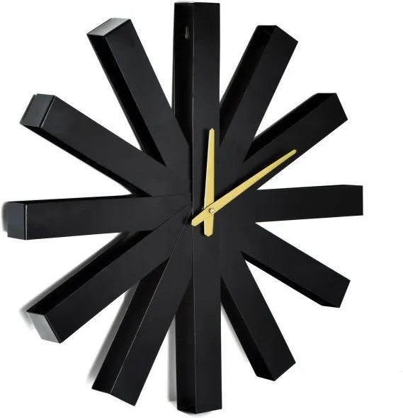 TZB Nástěnné hodiny  Norweski Styl Trevlig - 50 cm černé