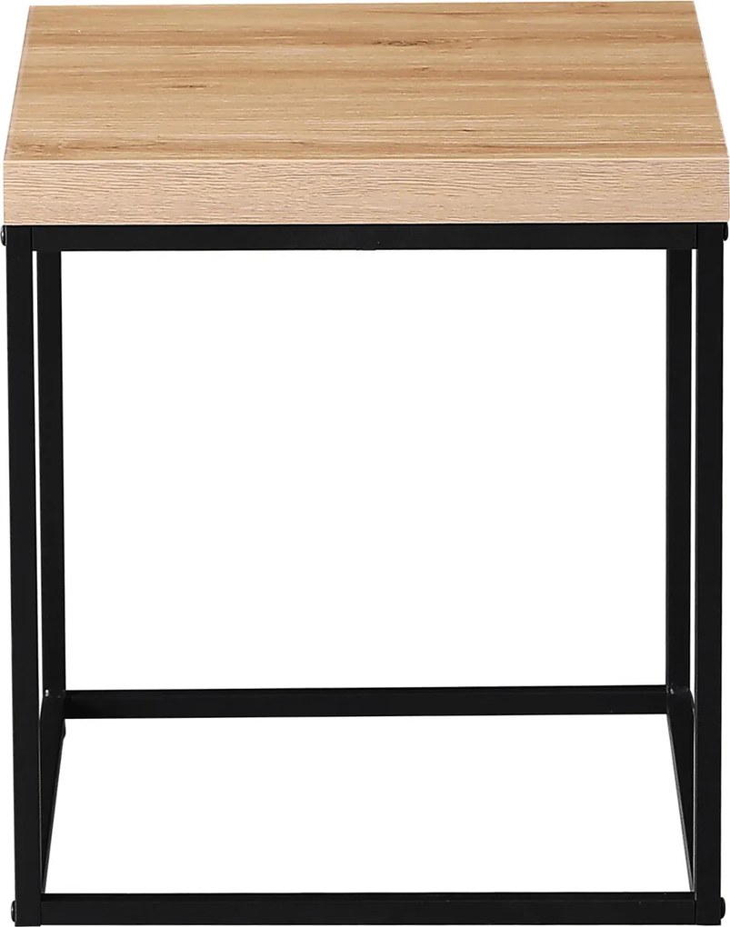 Autronic Konferenční stolek CT-V2004 40x40 cm Odstín: Černý mramor
