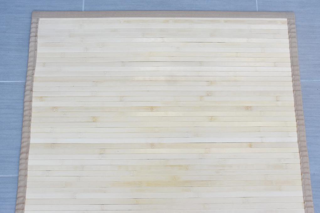 Vingo Bambusový koberec přírodní Rozměry (cm): 60x90