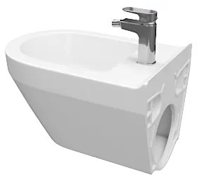 Cersanit Crea WC bidet závěsný oválný, bílá, K114-009