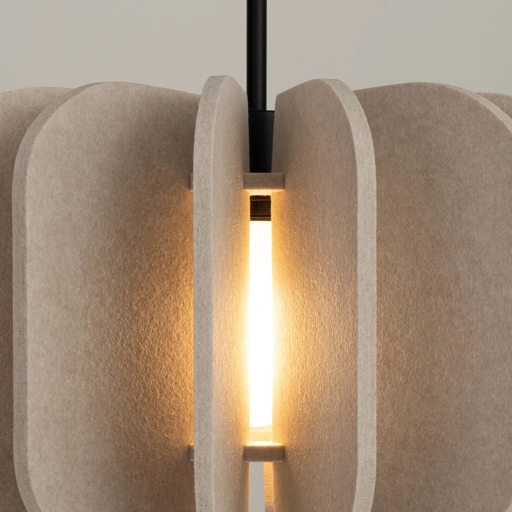 Sollux Lighting Závěsná lampa MULA 45 béžová