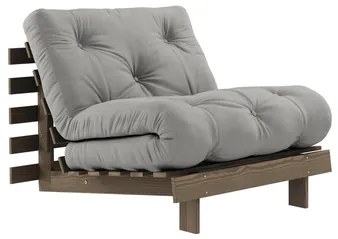 sofa ROOT by Karup - 90*200 cm carob (hnědá) + futon grey 746