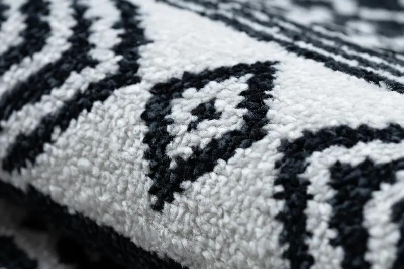 Dywany Łuszczów Kusový koberec Napkin black kruh ROZMĚR: 200x200 (průměr) kruh