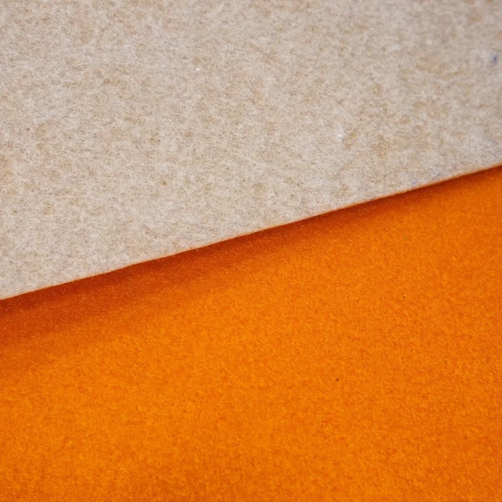 Beaulieu International Group, Metrážový koberec Destiny 0470 Orange, na míru, šíře 4m, oranžová, filc, dětský pokoj