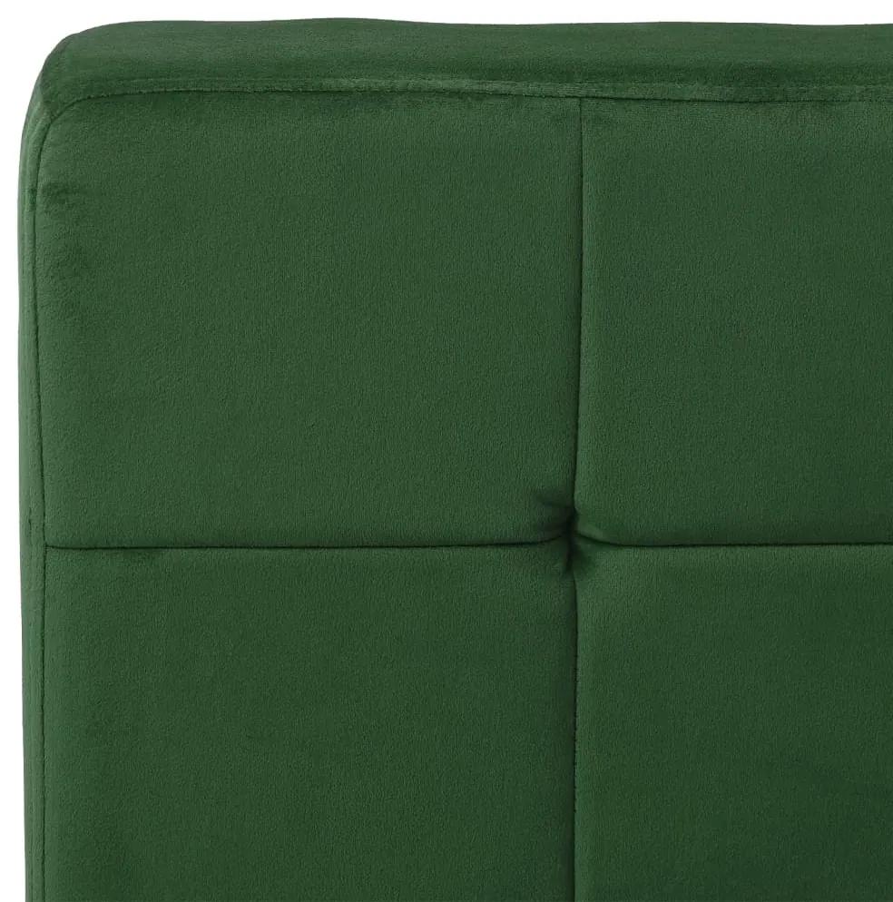 Relaxační židle 65 x 79 x 87 cm tmavě zelená samet,  325772