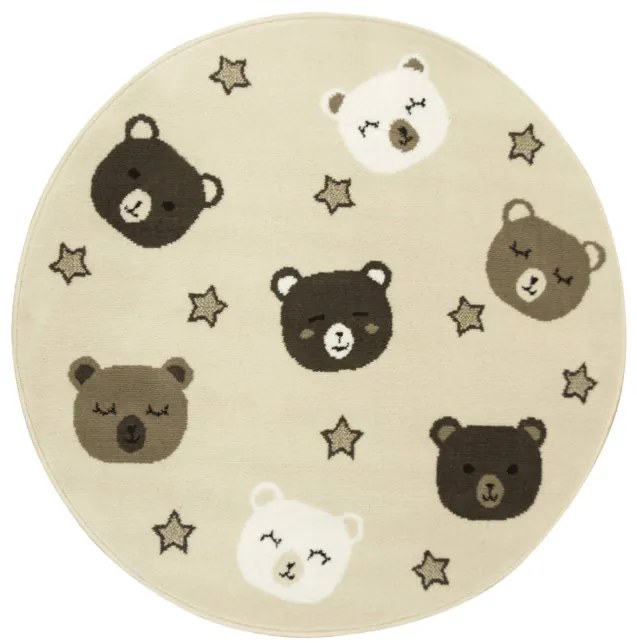 Dětský koberec Luna Kids 534457/51915Traktor, krémový