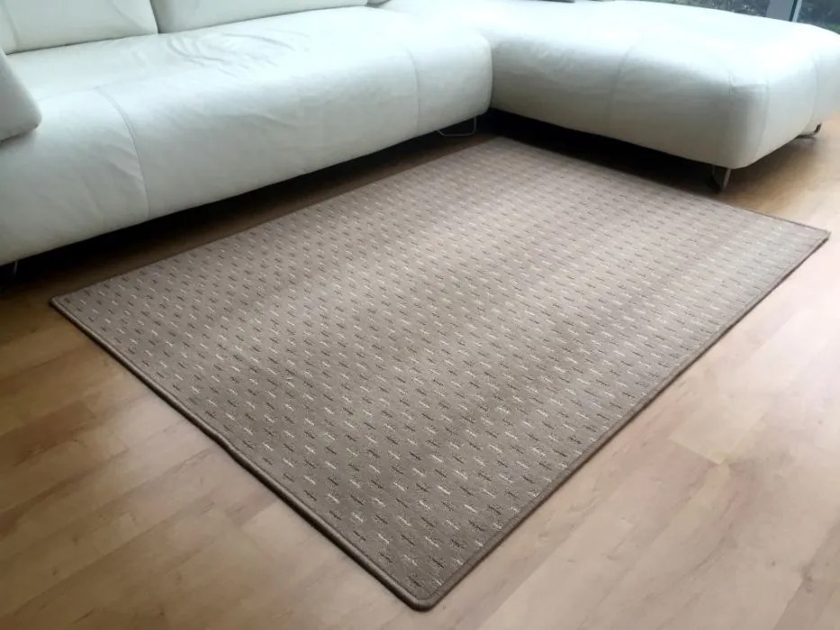 Vopi | Kusový koberec Valencia béžová - Kulatý průměr 100 cm