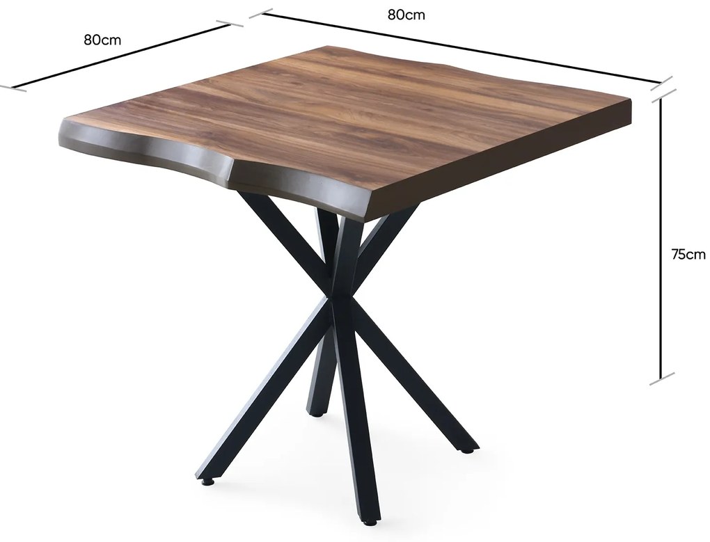 Jídelní stůl (pro 4 osoby) Serif (Ořech). 1072699