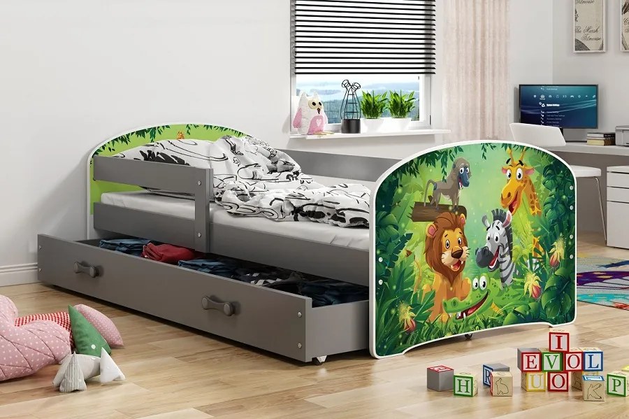 Dětská postel Sebastian - Jungle