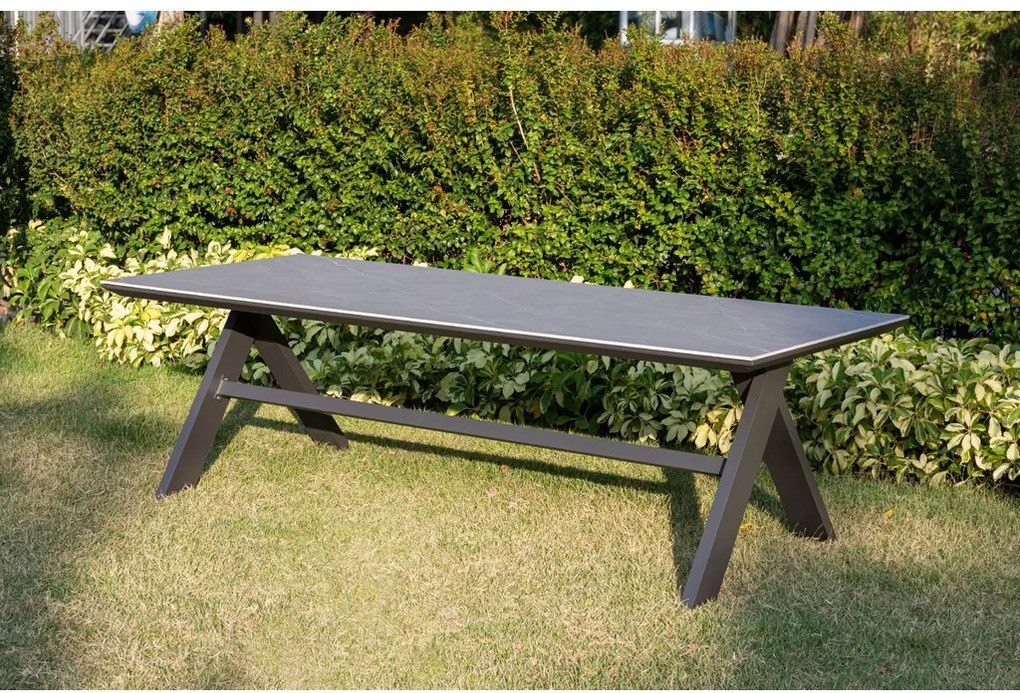 Doppler NOVA - zahradní hliníkový stůl 240 x 100 x 73,5 cm - Zboží s drobnou vadou (N588)