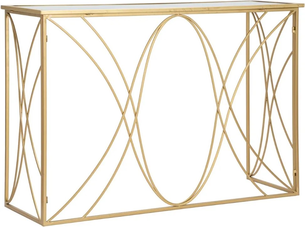 Designová konzole Parsons 120 cm zlatá