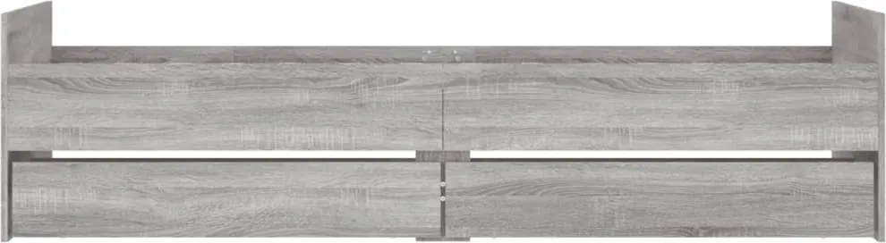 Rám postele se zásuvkami šedý sonoma 90 x 200 cm 3207376