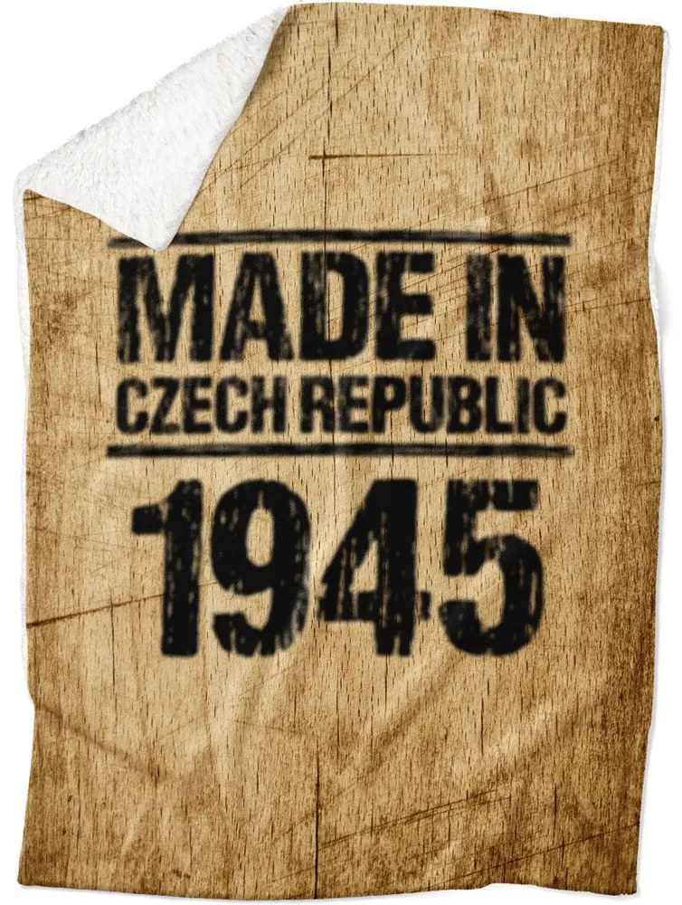 Deka Made In (rok: 1945, Podšití beránkem: ANO)