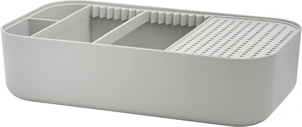 RIG-TIG Odkapávač na nádobí Dishy Grey, šedá barva, plast