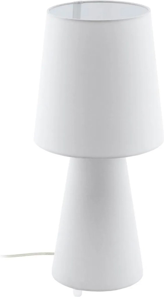 Moderní stolní lampa CARPARA, bílá Eglo CARPARA 79128