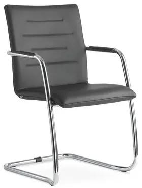 LD seating Konferenční židle OSLO-225-Z Barva kostry černá kostra GALERIE - Čalounění LD seating KŮŽE 6 / Kůže 2021