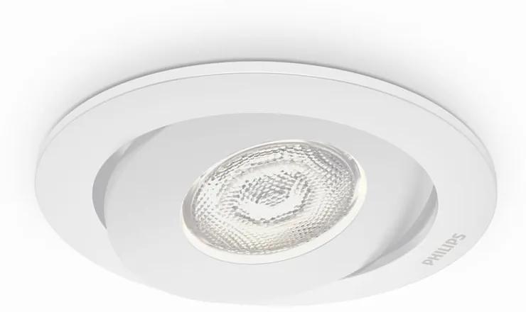 LED Bodové zapuštěné svítidlo Philips Asterope 59180/31/16 bílé 2700K