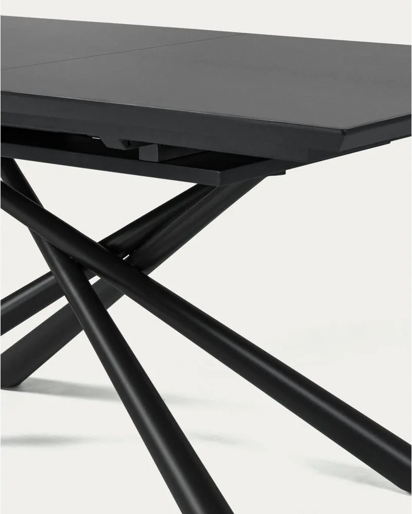 Rozkládací jídelní stůl s přídavnou deskou s keramickou deskou 90x160 cm Theone – Kave Home