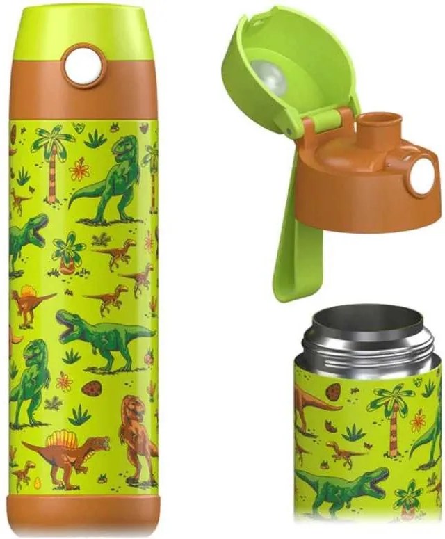 Jarlson dětská nerezová termoláhev mali dinosaurus 500 ml