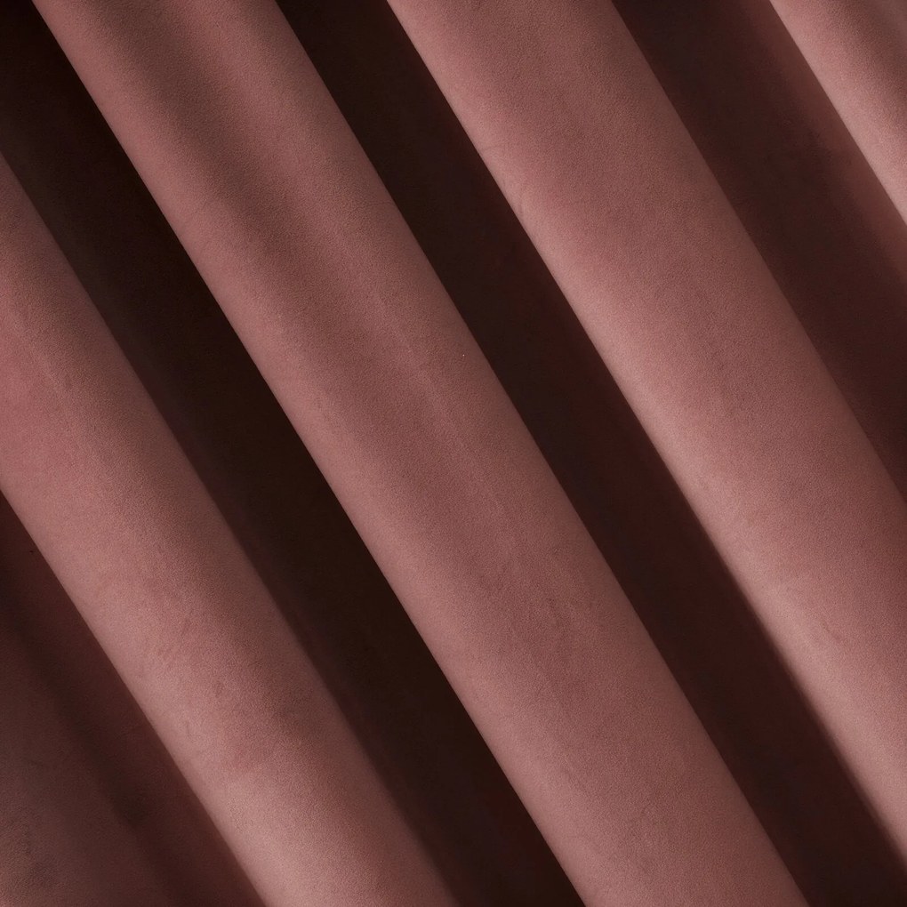 ZATEMŇOVACÍ ZÁVĚS NA PÁSCE PIERRE CARDIN SIBEL 140X270 CM STARORŮŽOVÁ